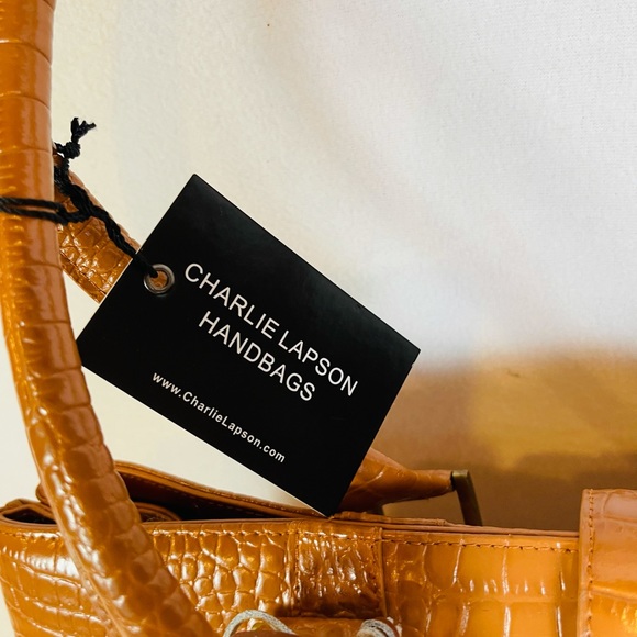Charlie Lapson | Bags | Charlie Lapson Genuine Leather Oversized Bag ...